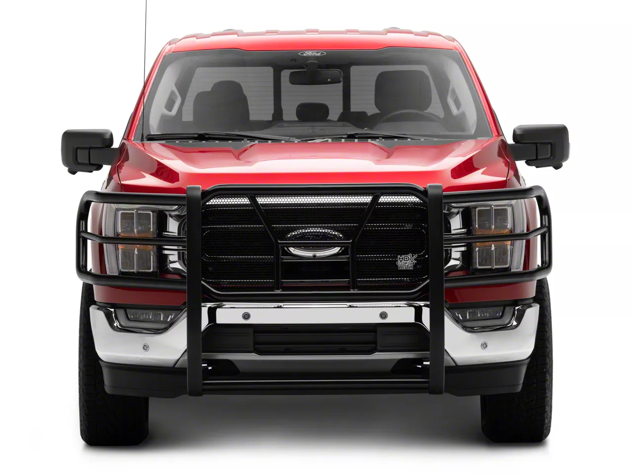 Westin F-150 HDX Modular Grille Guard for Forward Facing Camera; Black ...