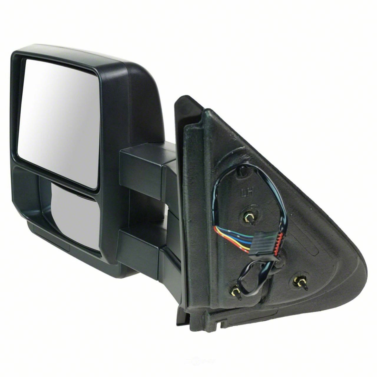 F-150 Heated Manual Towing Mirrors; Textured Black (01-03 F-150 ...