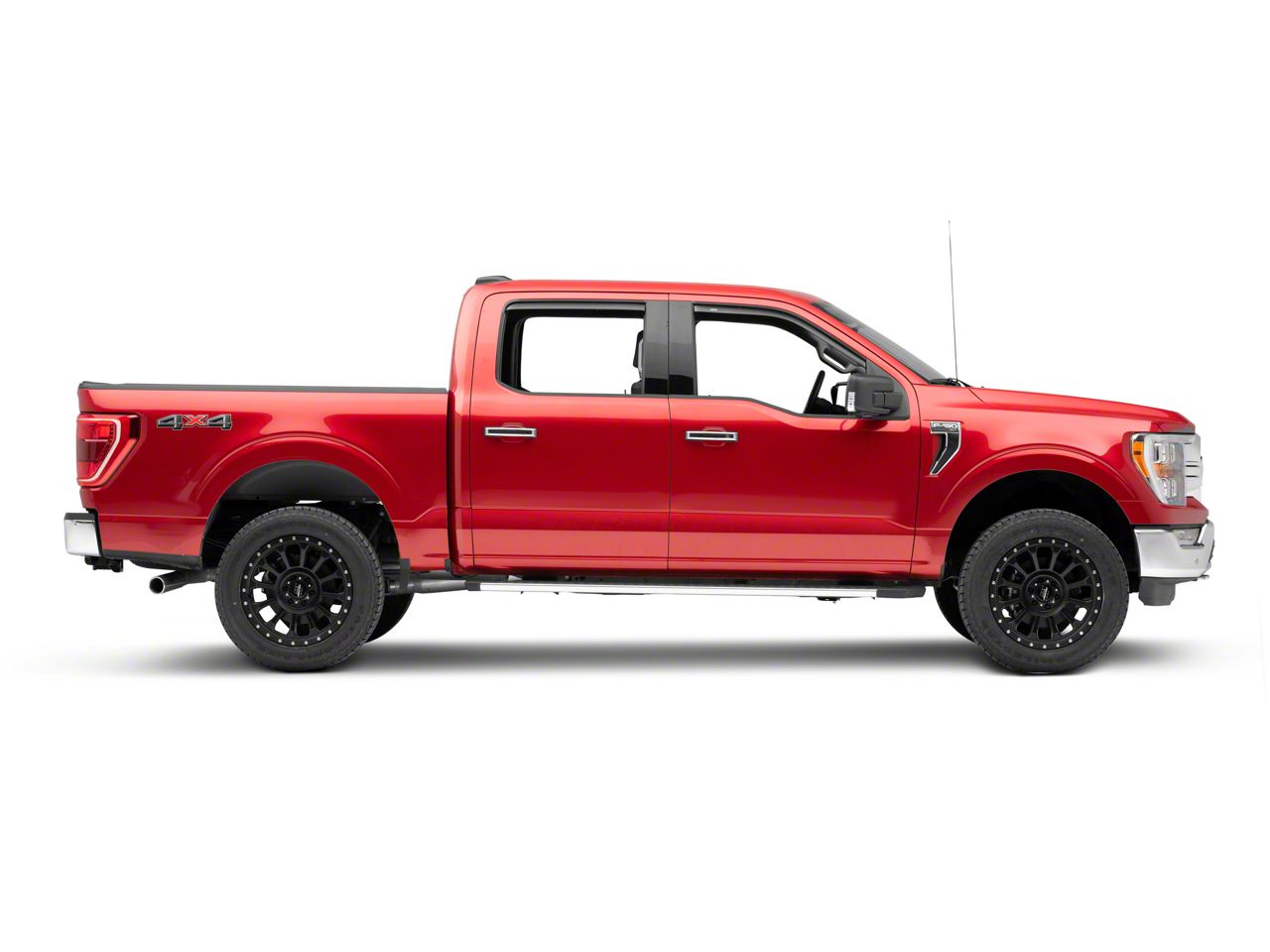 F 150 In Channel Ventvisor Window Deflectors Front and Rear Dark Smoke 15 25 F 150 SuperCrew Free Shipping