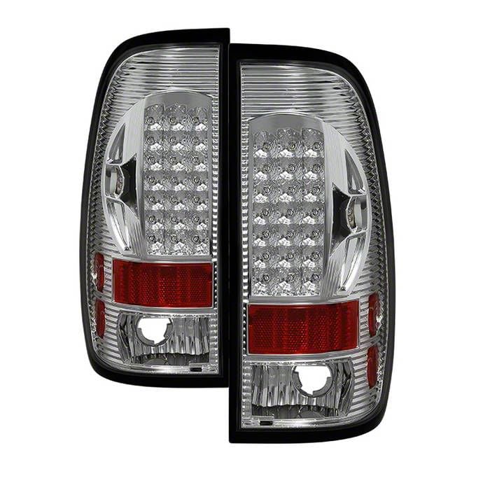F-150 LED Tail Lights; Chrome (97-03 F-150 Styleside Regular Cab, SuperCab)