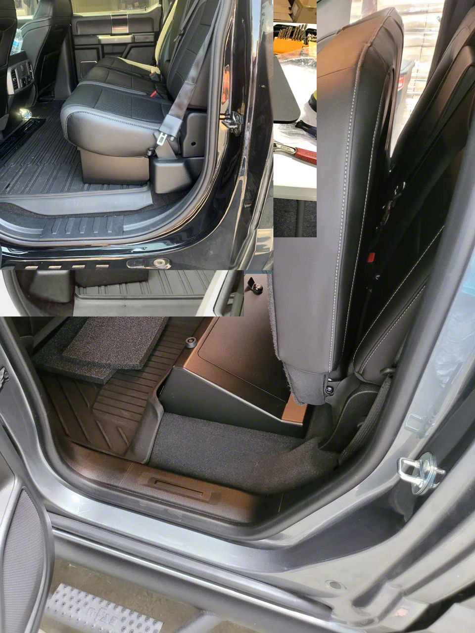 F-150 Lockable Rear Under Seat Storage (15-24 F-150 SuperCrew) - Free ...