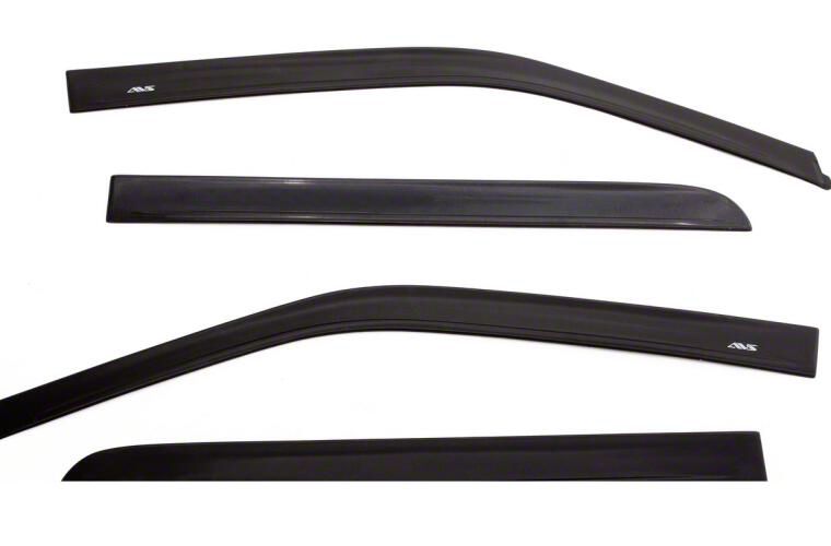 F-150 Low Profile Ventvisor Window Deflectors; Front and Rear; Matte ...
