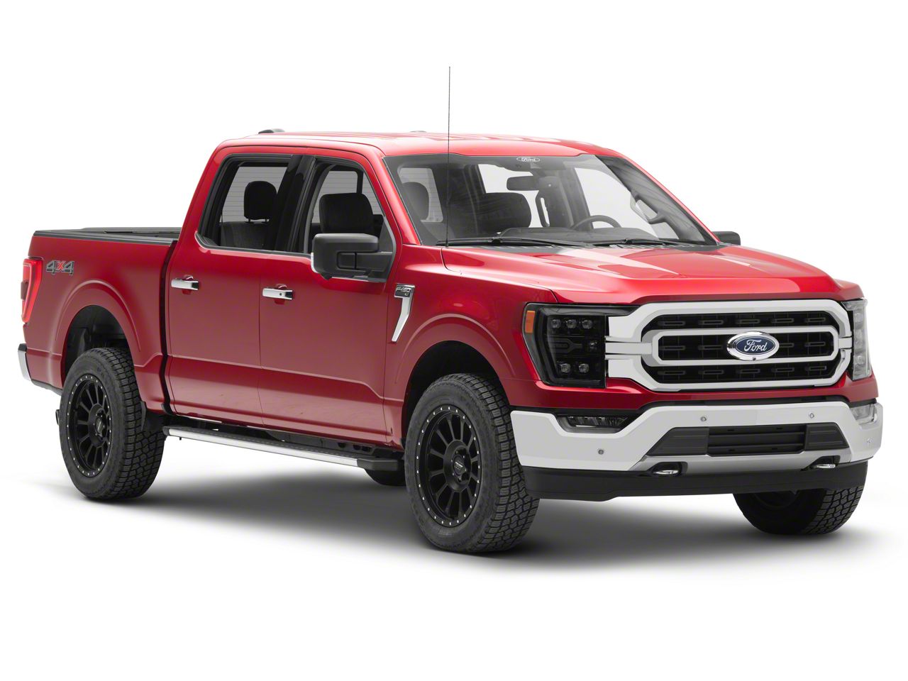 AlphaRex F-150 NOVA-Series LED Projector Headlights; Alpha Black ...