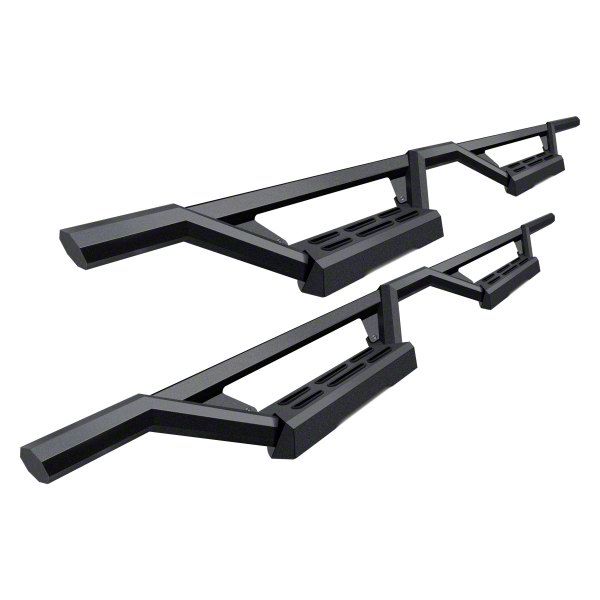 F-150 Octagon Tube Drop Style Nerf Side Step Bars; Black (09-14 F-150 ...