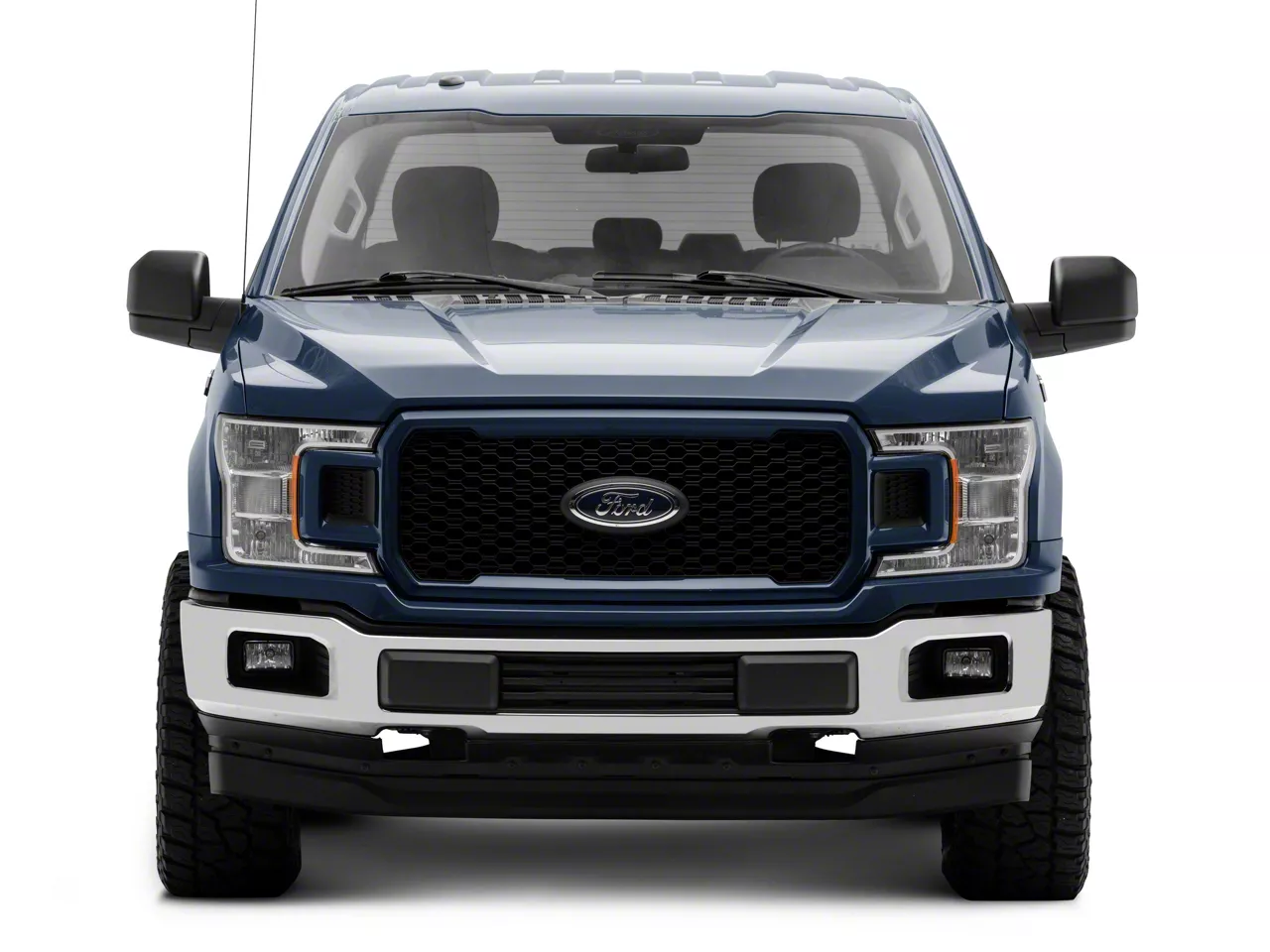 F-150 OEM Style Front Bumper; Chrome (18-20 F-150 Lariat, Platinum, XLT)