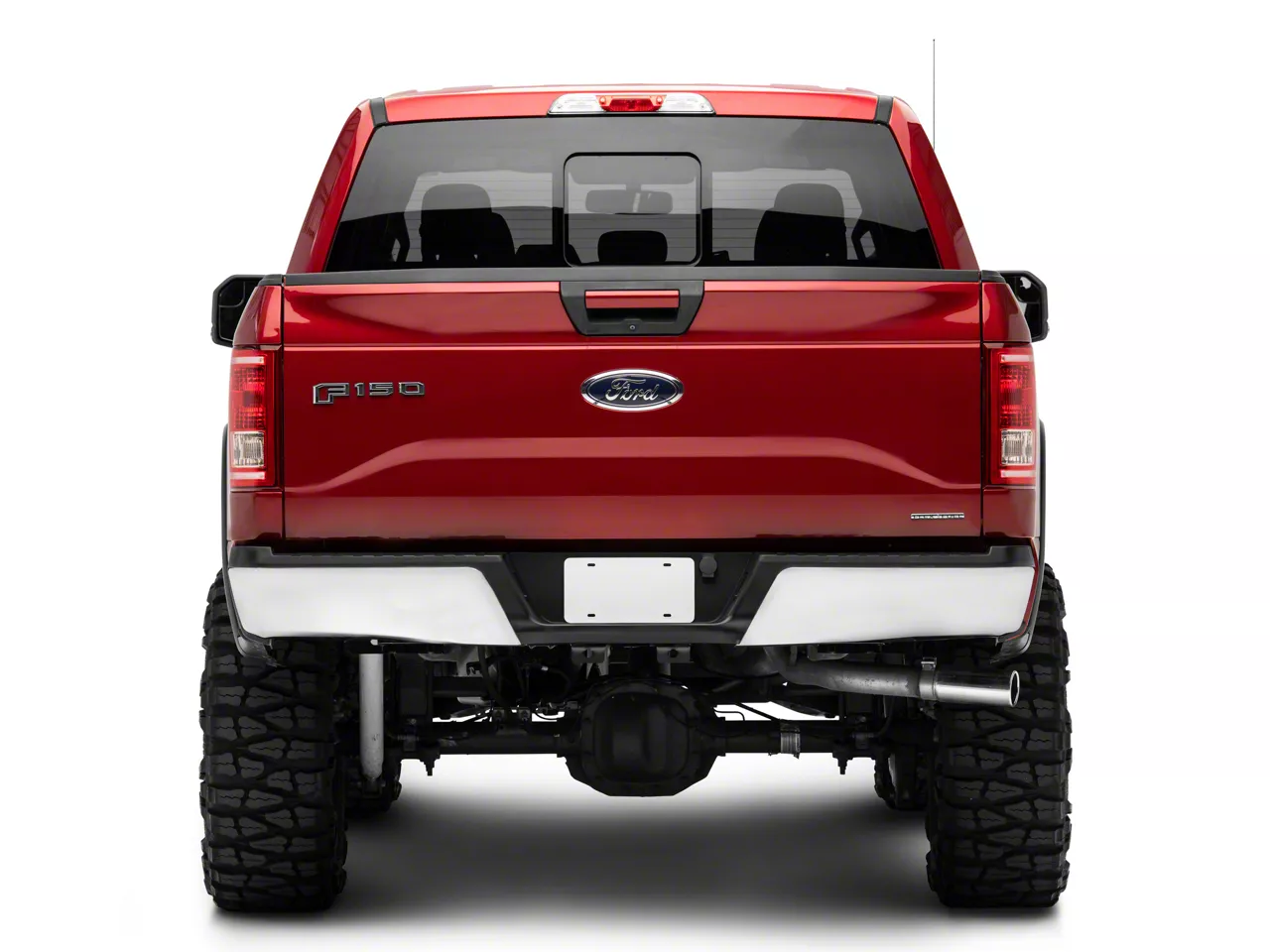 F-150 OEM Style Rear Bumper; Not Pre-Drilled for Backup Sensors; Chrome ...