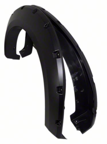F-150 Pocket Rivet Style Fender Flares; Matte Black (09-14 F-150 ...