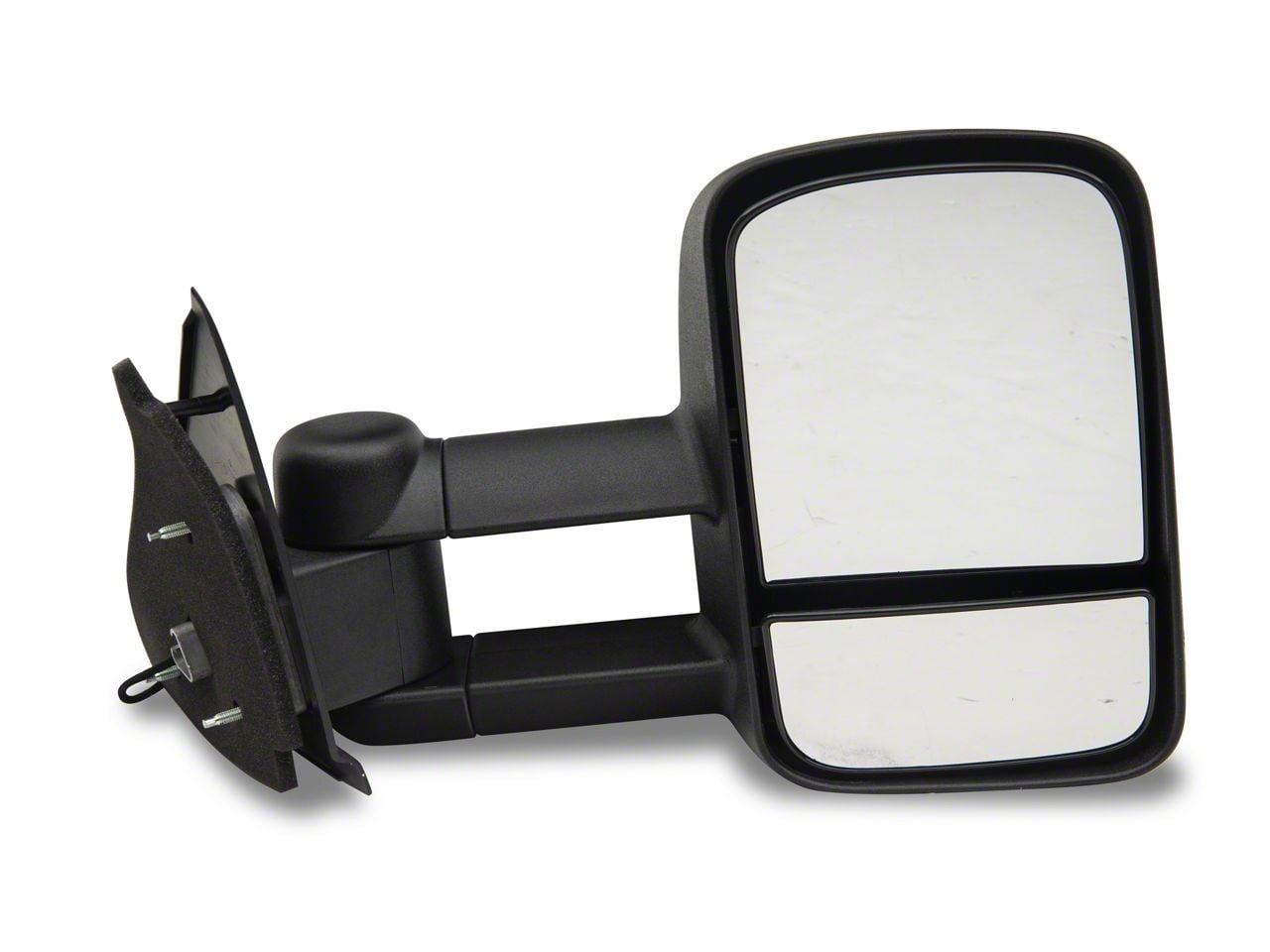 F-150 Powered Extended Towing Mirrors; Black (97-03 F-150 Regular Cab ...