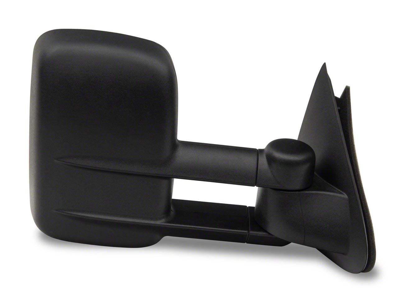 F-150 Powered Extended Towing Mirrors; Black (97-03 F-150 Regular Cab ...