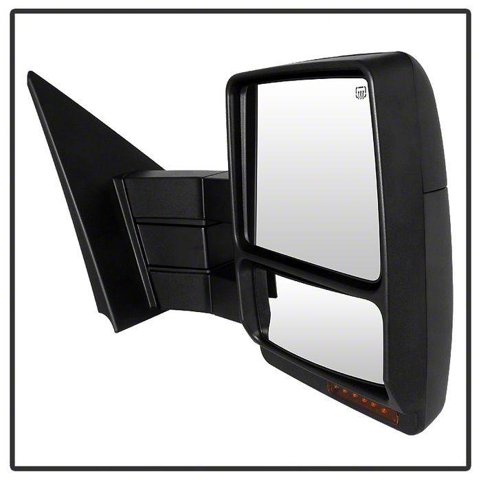F-150 Powered Heated Telescoping Mirror with Amber LED Turn Signal ...