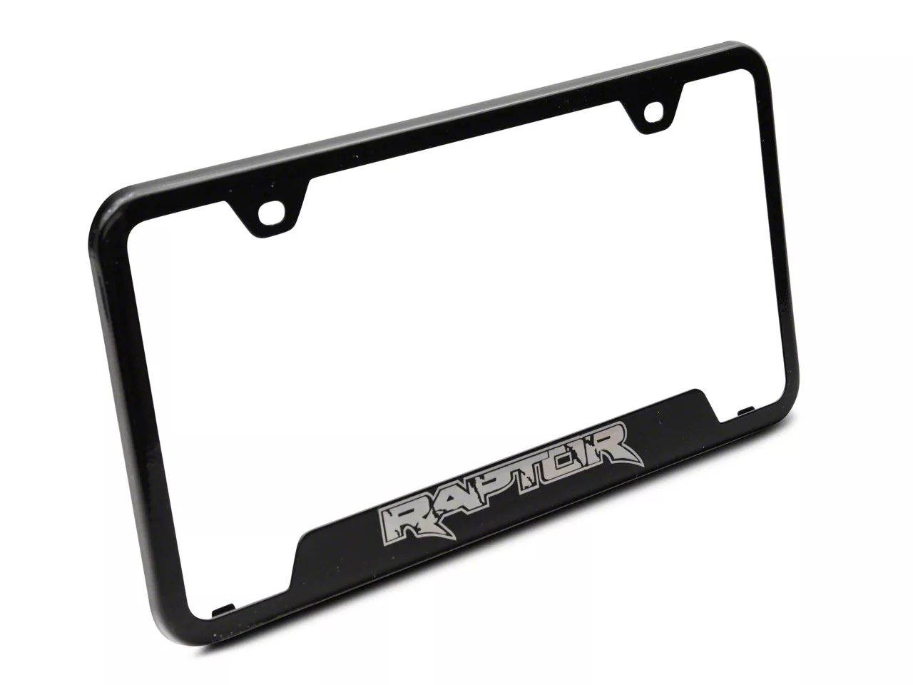 F-150 Raptor License Plate Frame; Black (Universal; Some Adaptation May ...