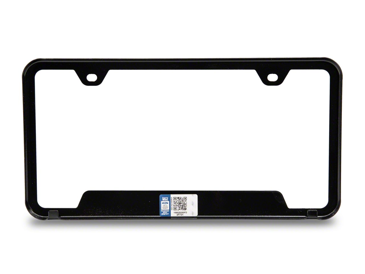 F-150 Raptor License Plate Frame; Black (Universal; Some Adaptation May ...