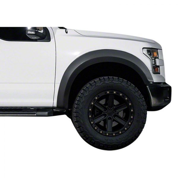 F-150 Raptor Style Fender Flares; Unpainted (15-17 F-150, Excluding ...