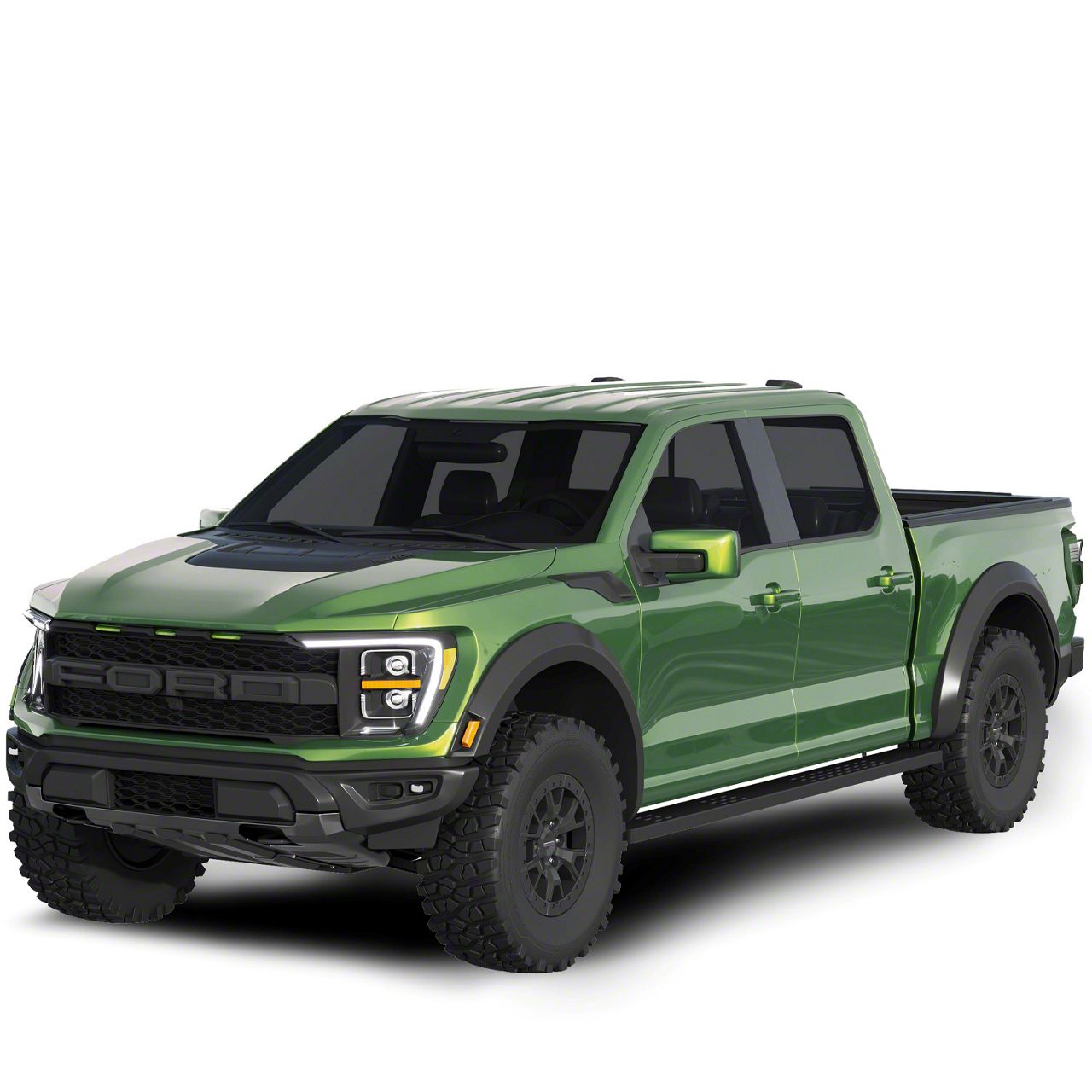 F-150 Raptor Type Body Kit; Unpainted (21-23 F-150, Excluding Raptor ...