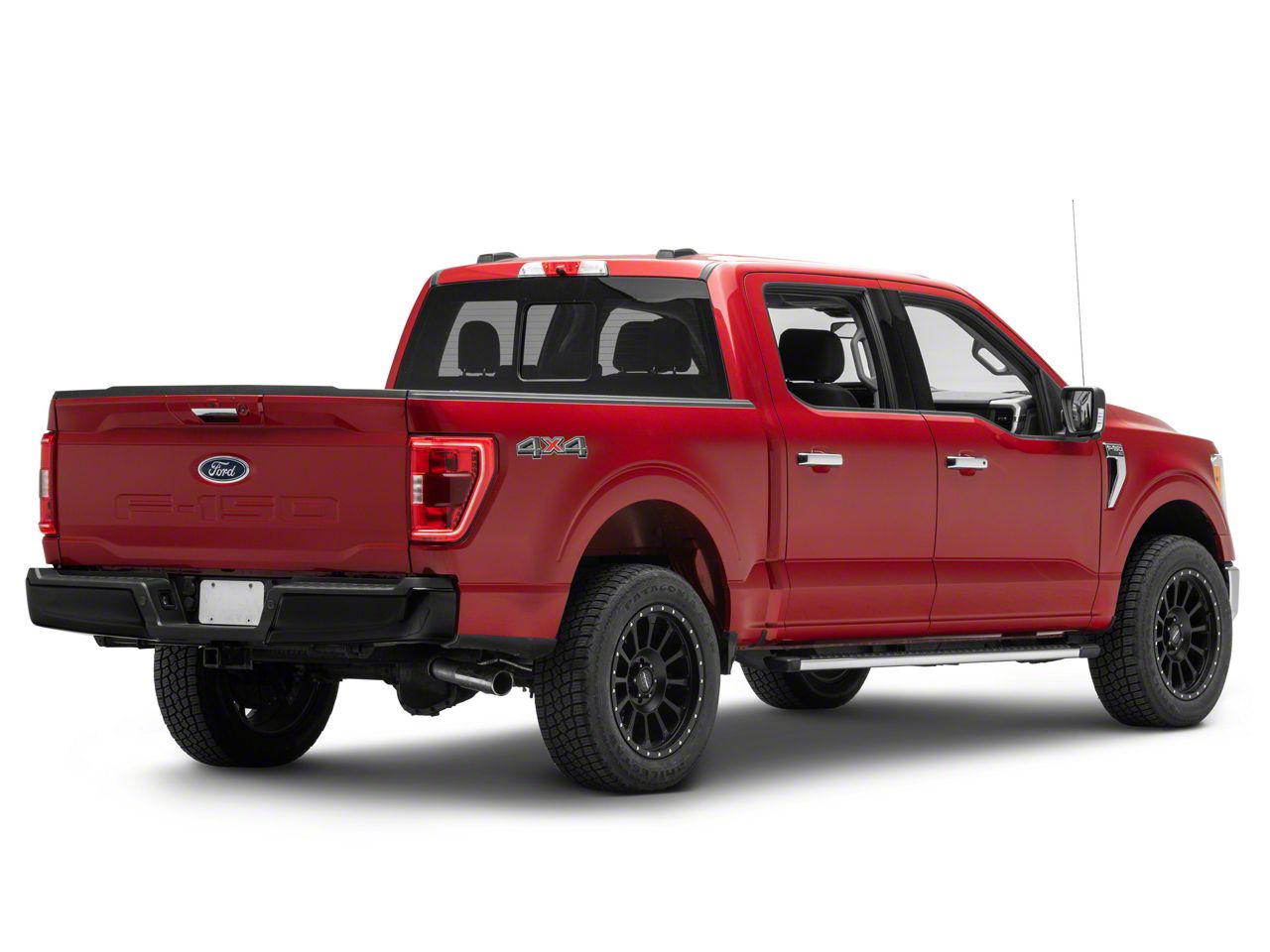 F-150 Rear Bumper Cover; Gloss Black (21-25 F-150, Excluding Raptor ...