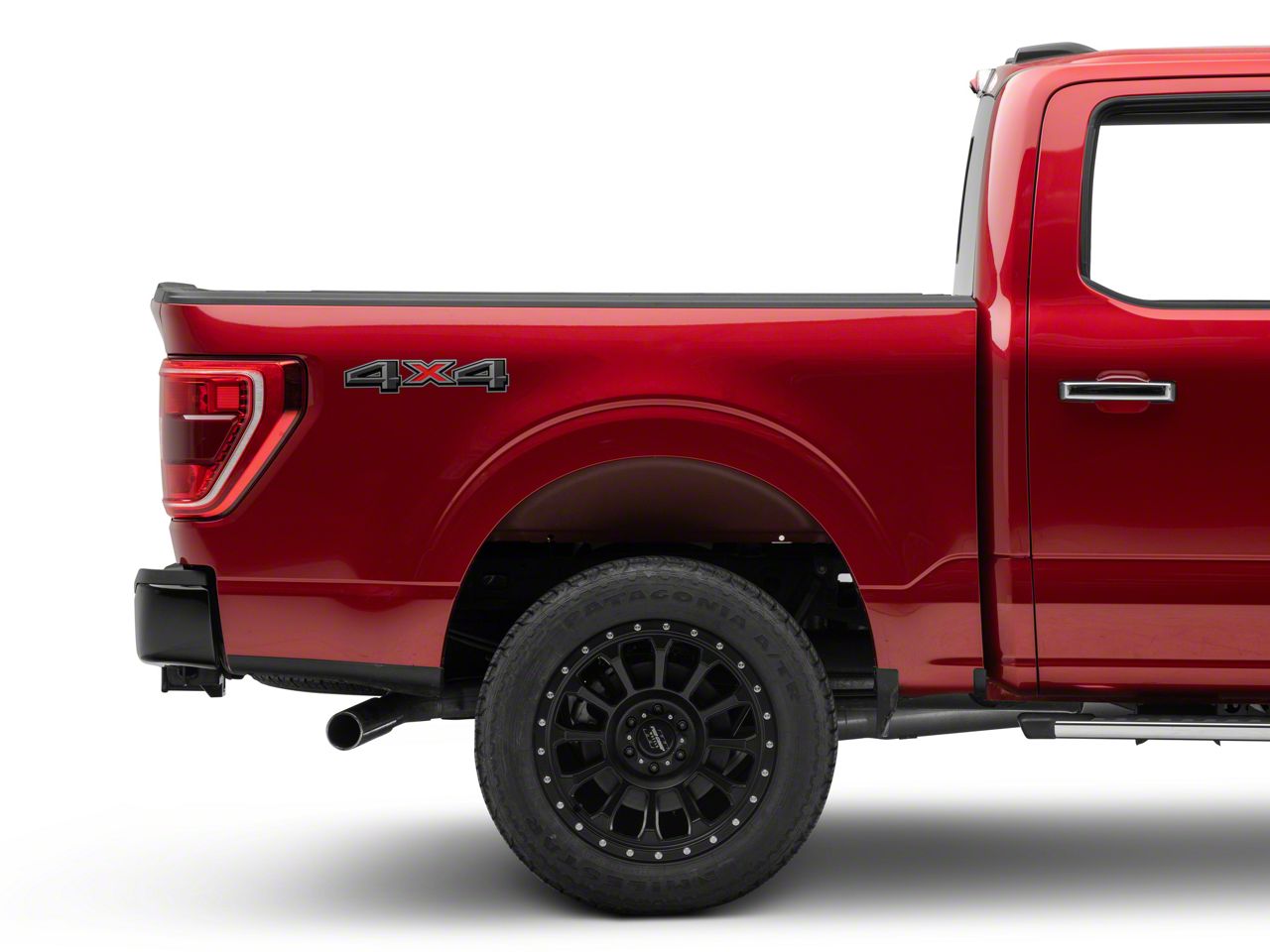 F-150 Rear Bumper Cover; Gloss Black (21-25 F-150, Excluding Raptor ...