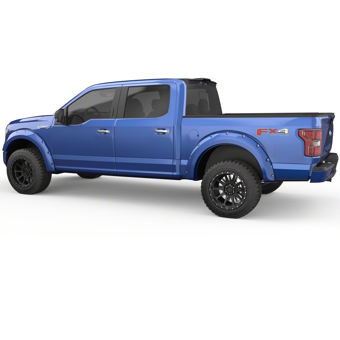 EGR F-150 Truck Cab Spoiler; Matte Black 983589 (21-25 F-150 SuperCrew ...