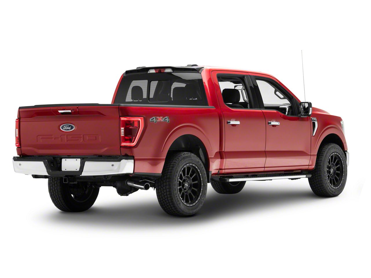 EGR F-150 Truck Cab Spoiler; Matte Black 983589 (21-24 F-150 SuperCrew ...