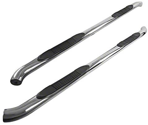 F-150 3-Inch Round Side Step Bars; Chrome (15-24 F-150 SuperCrew ...