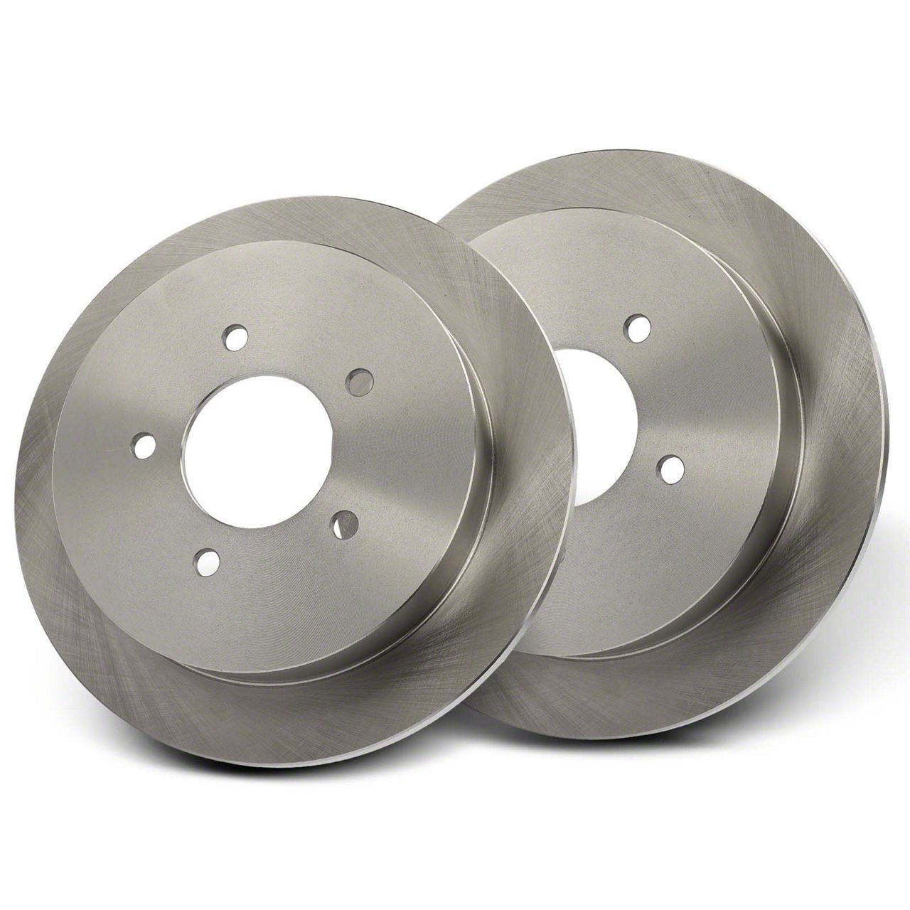 F-150 Solid 5-Lug Rotors; Rear Pair (1999 F-150 w/ Rear Disc Brakes ...