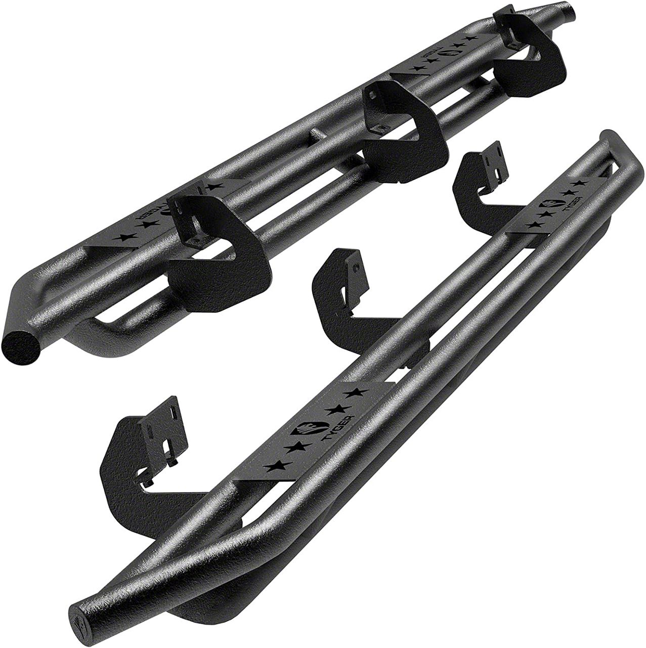 F-150 Star Armor Side Step Bars; Textured Black (09-14 F-150 SuperCrew ...