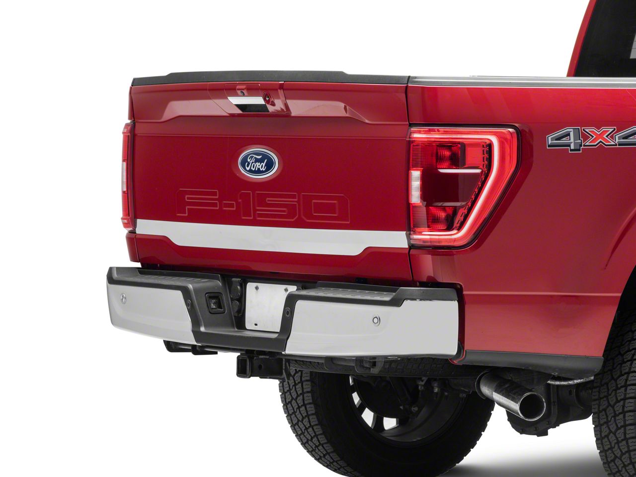 F-150 Tailgate Accent Trim; Stainless Steel (21-25 F-150, Excluding ...
