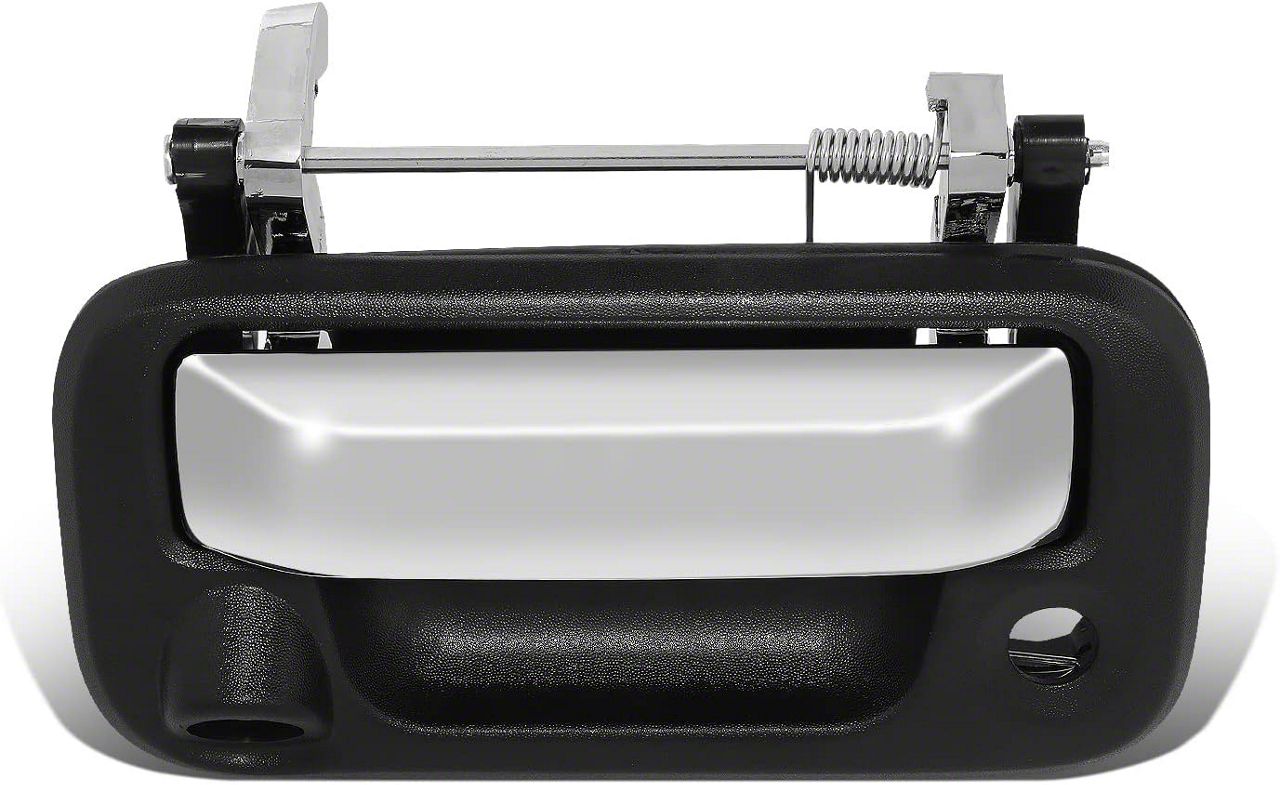 F-150 Tailgate Handle with Backup Camera Hole; Textured Black (06-14 F ...