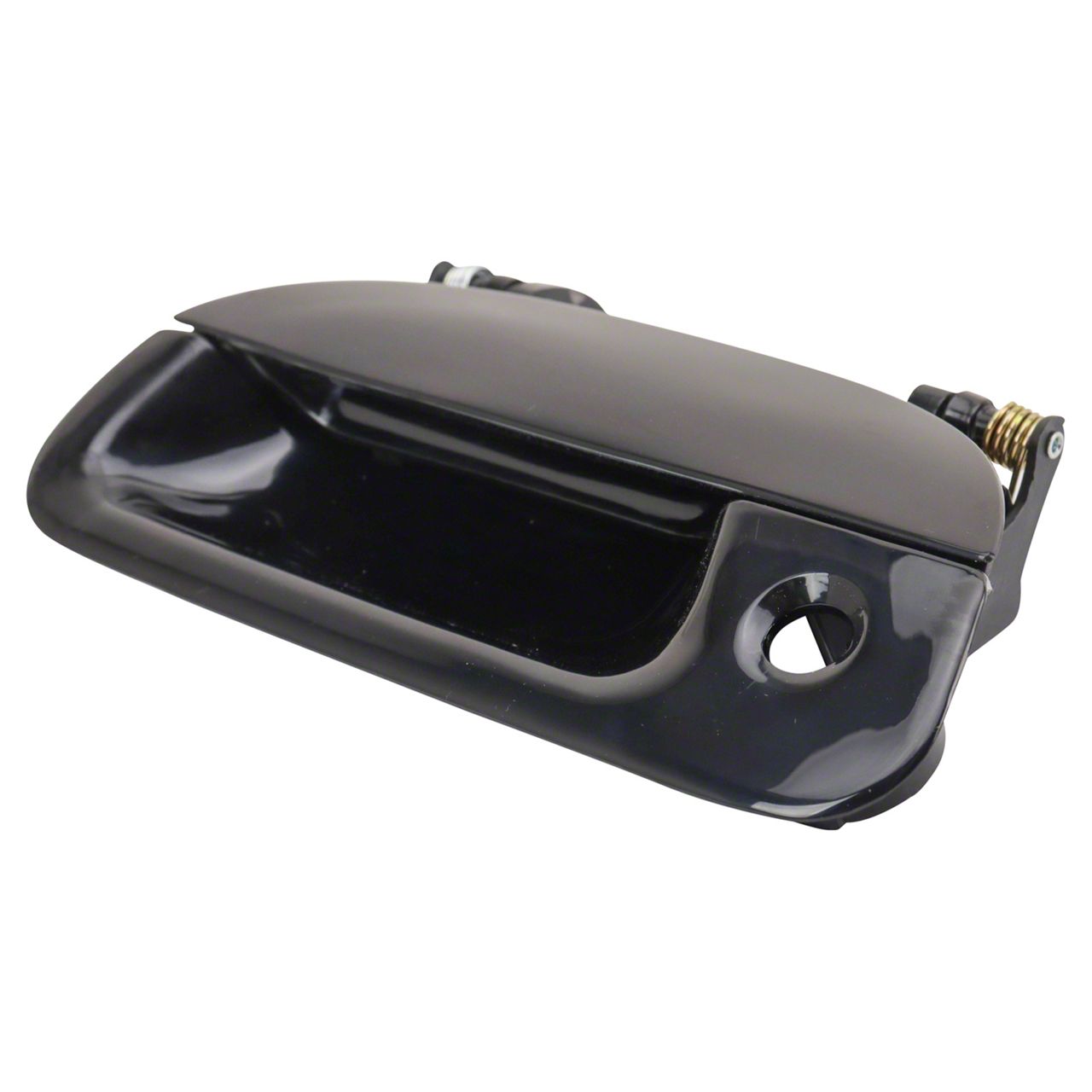 F-150 Tailgate Handle with Lock Provision; Black (97-03 F-150) - Free ...