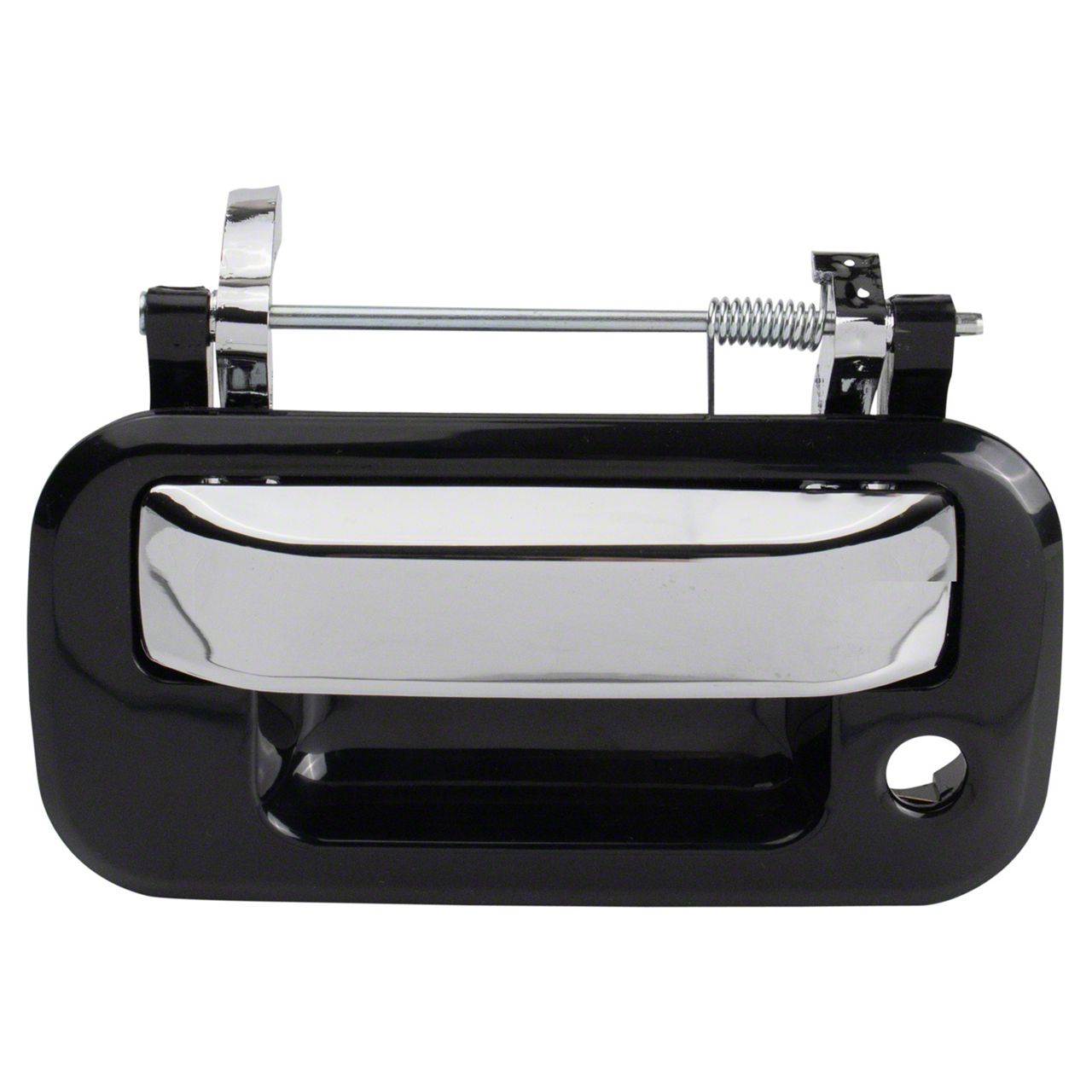 F-150 Tailgate Handle with Keyhole Opening; Chrome and Black (04-14 F ...