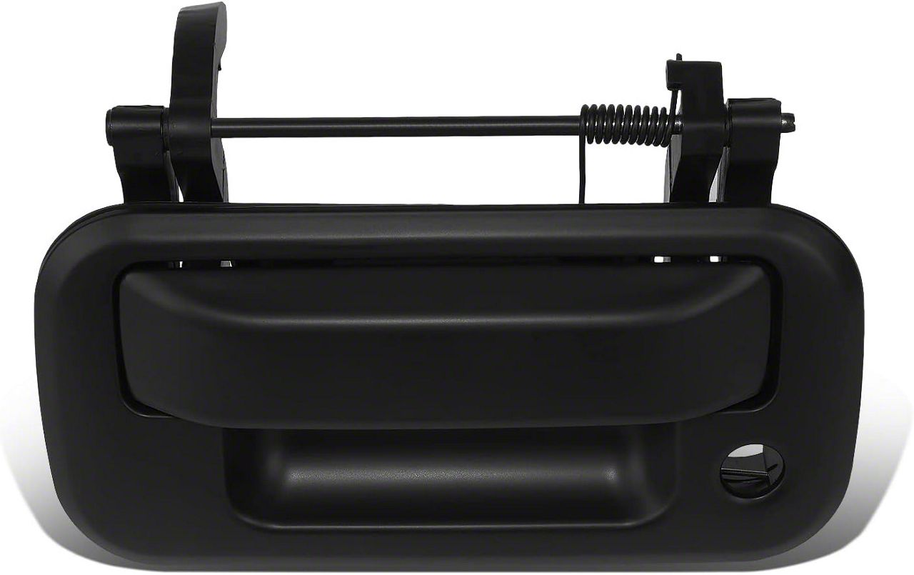 F-150 Tailgate Handle without Backup Camera Hole; Textured Black (07-08 ...