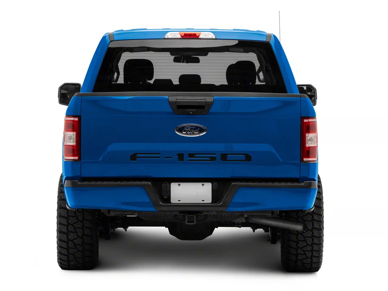 F-150 Tailgate Insert Letters; Matte Black (18-20 F-150 w/o Tailgate ...
