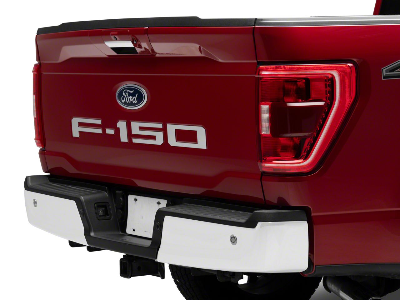 F-150 Tailgate Insert Letters; Stainless Steel (21-25 F-150) - Free ...