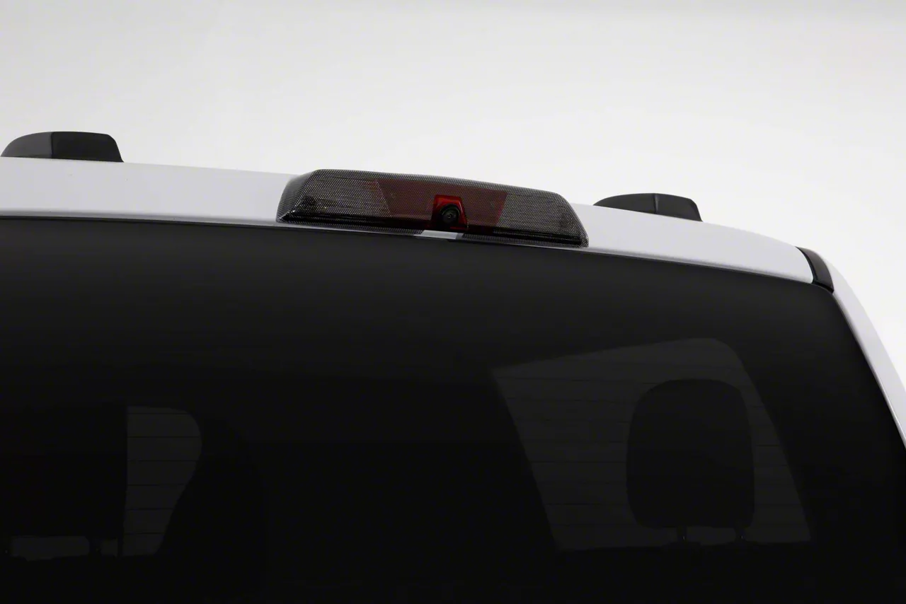 F-150 Third Brake Light Cover; Carbon Fiber Look (21-23 F-150 ...