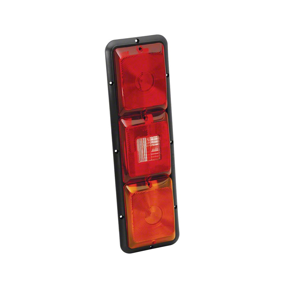 F-150 Trailer Tail Light 84; Recessed Triple Long Vertical Red, Backup ...