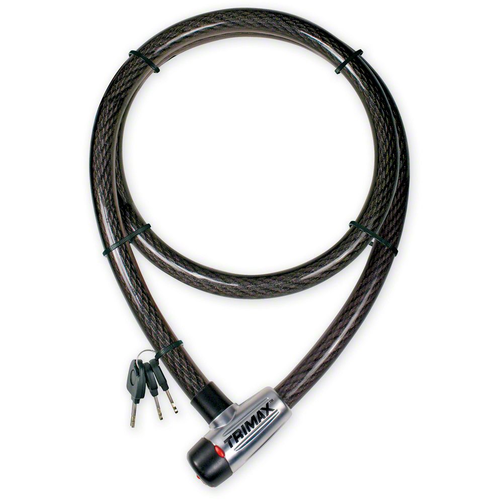 F-150 TRIMAFLEX Integrated Keyed Cable Lock; 6-Foot x 25mm - Free Shipping
