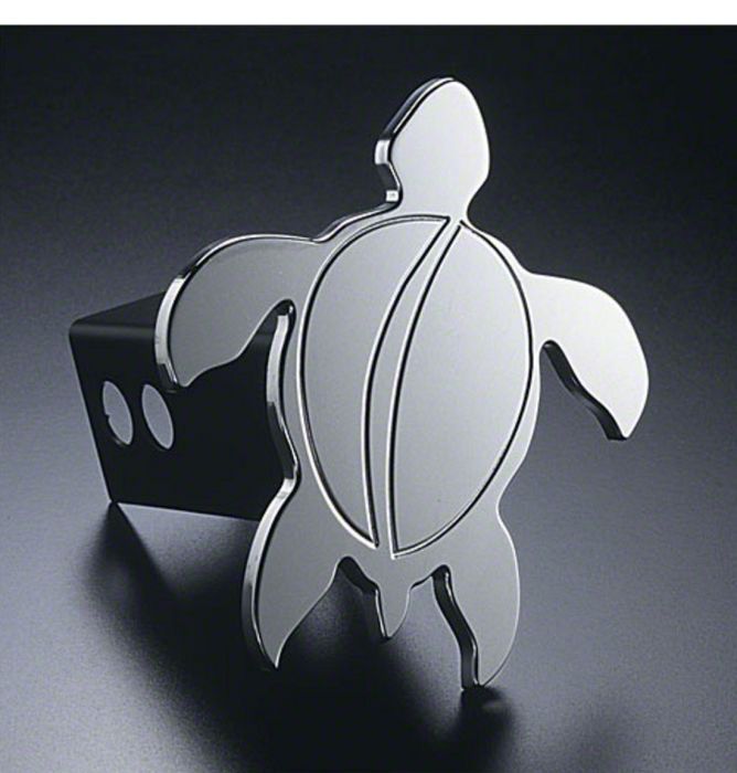 F-150 Turtle Hitch Cover; Polished (Universal; Some Adaptation May Be ...
