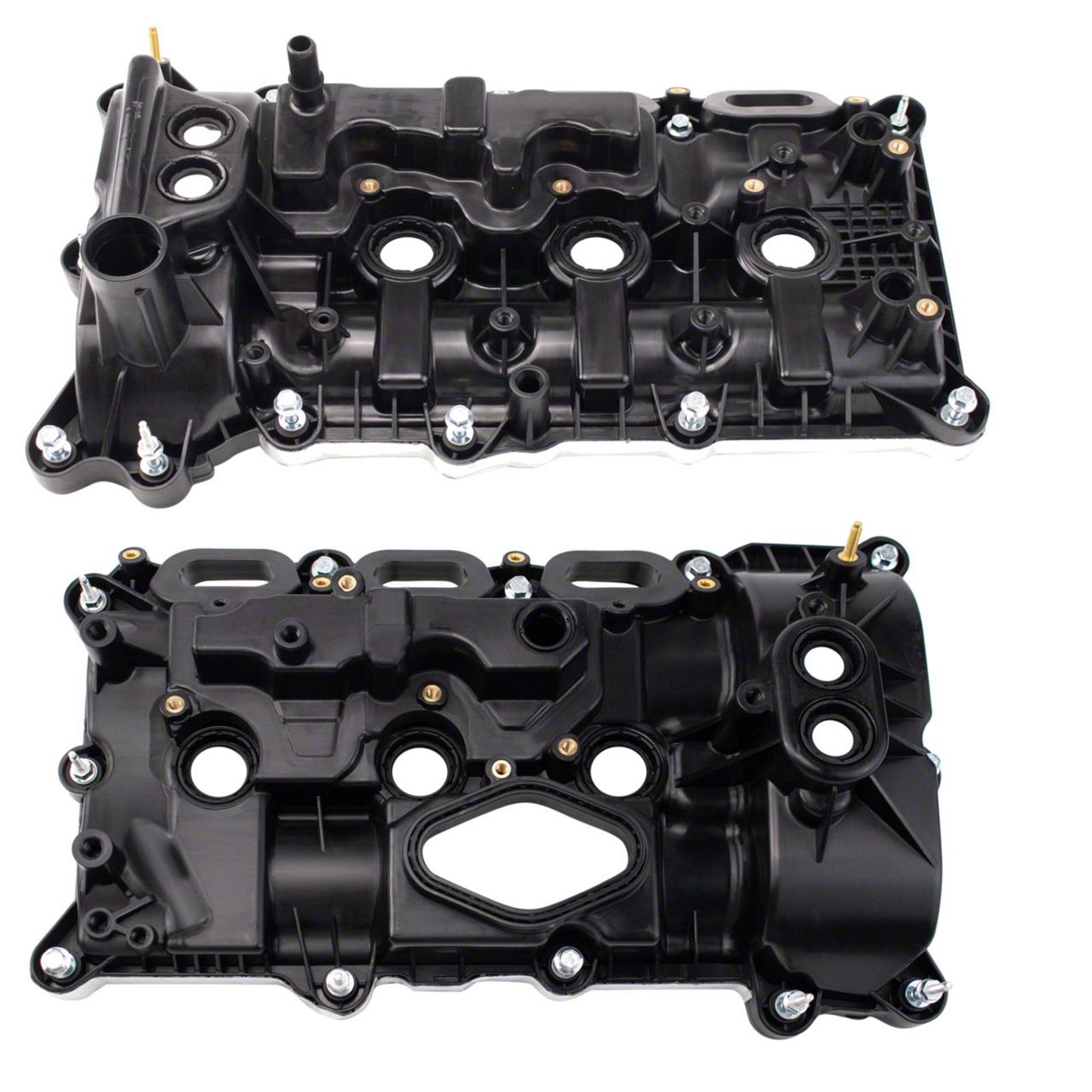 F-150 Valve Covers; Black (17-23 3.5L EcoBoost F-150) - Free Shipping
