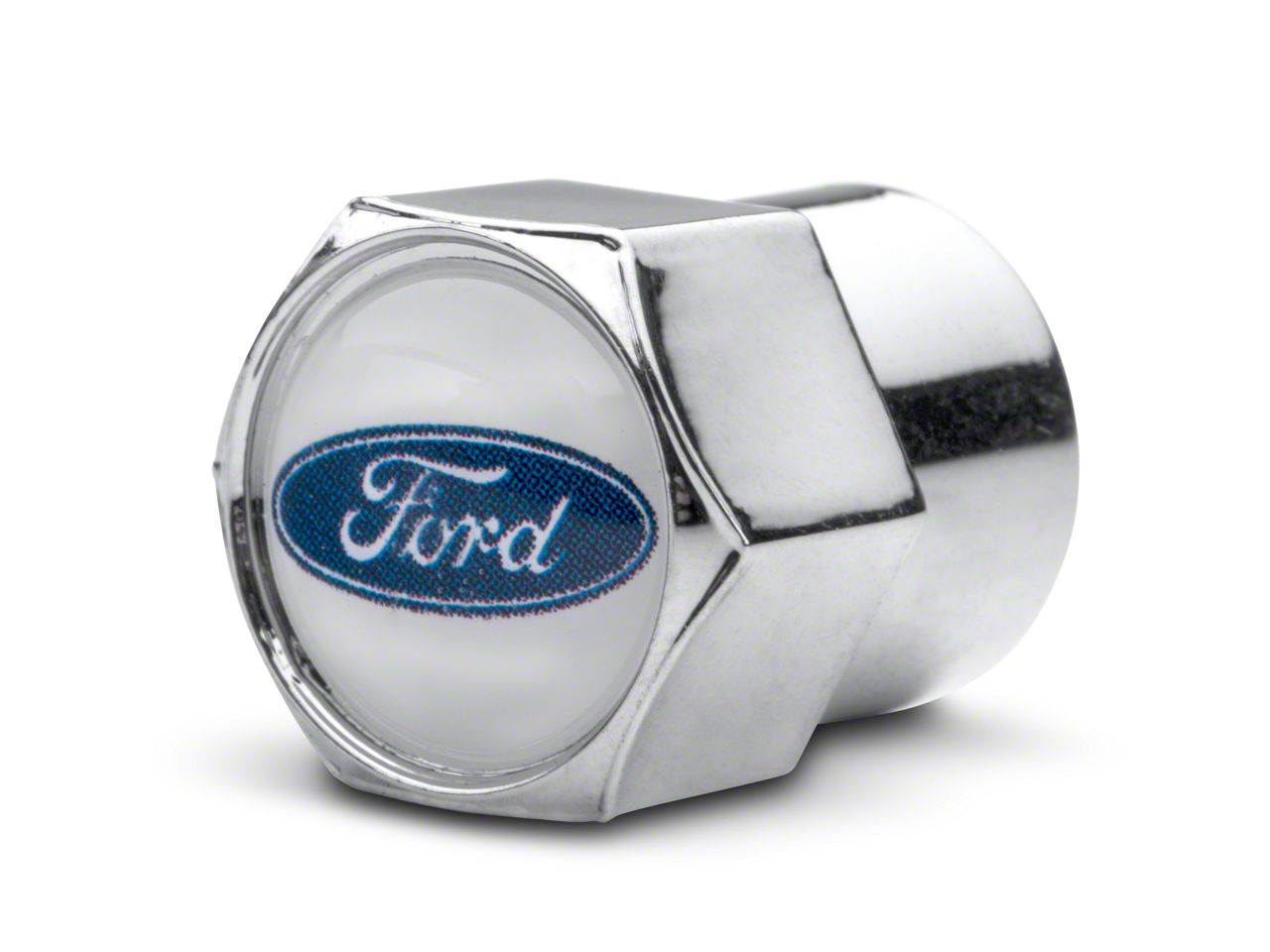 F-150 Valve Stem Caps with Ford Oval Logo; Set of 5 (Universal; Some ...