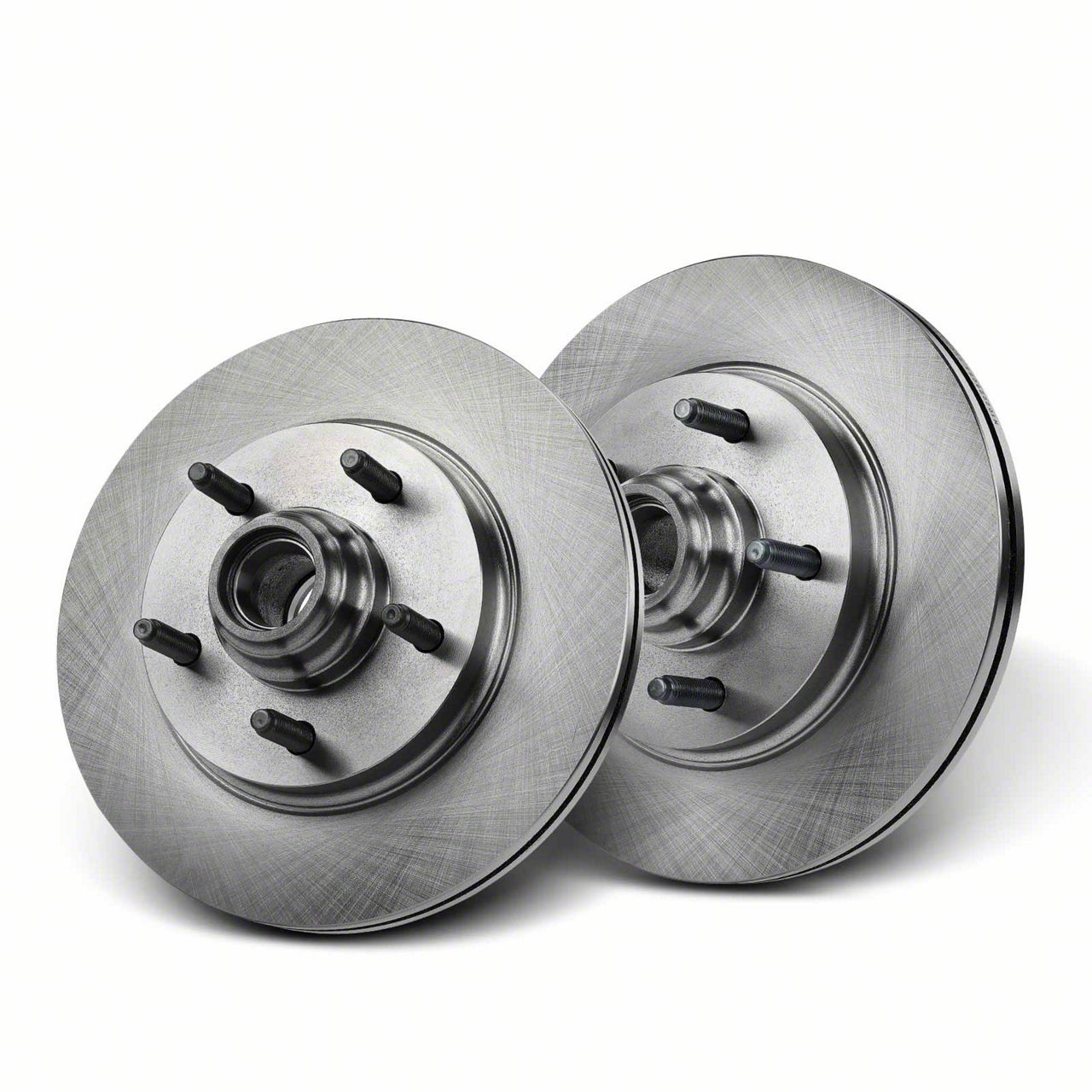 F-150 Vented 5-Lug Rotors; Front Pair (01-03 2WD F-150, Excluding ...
