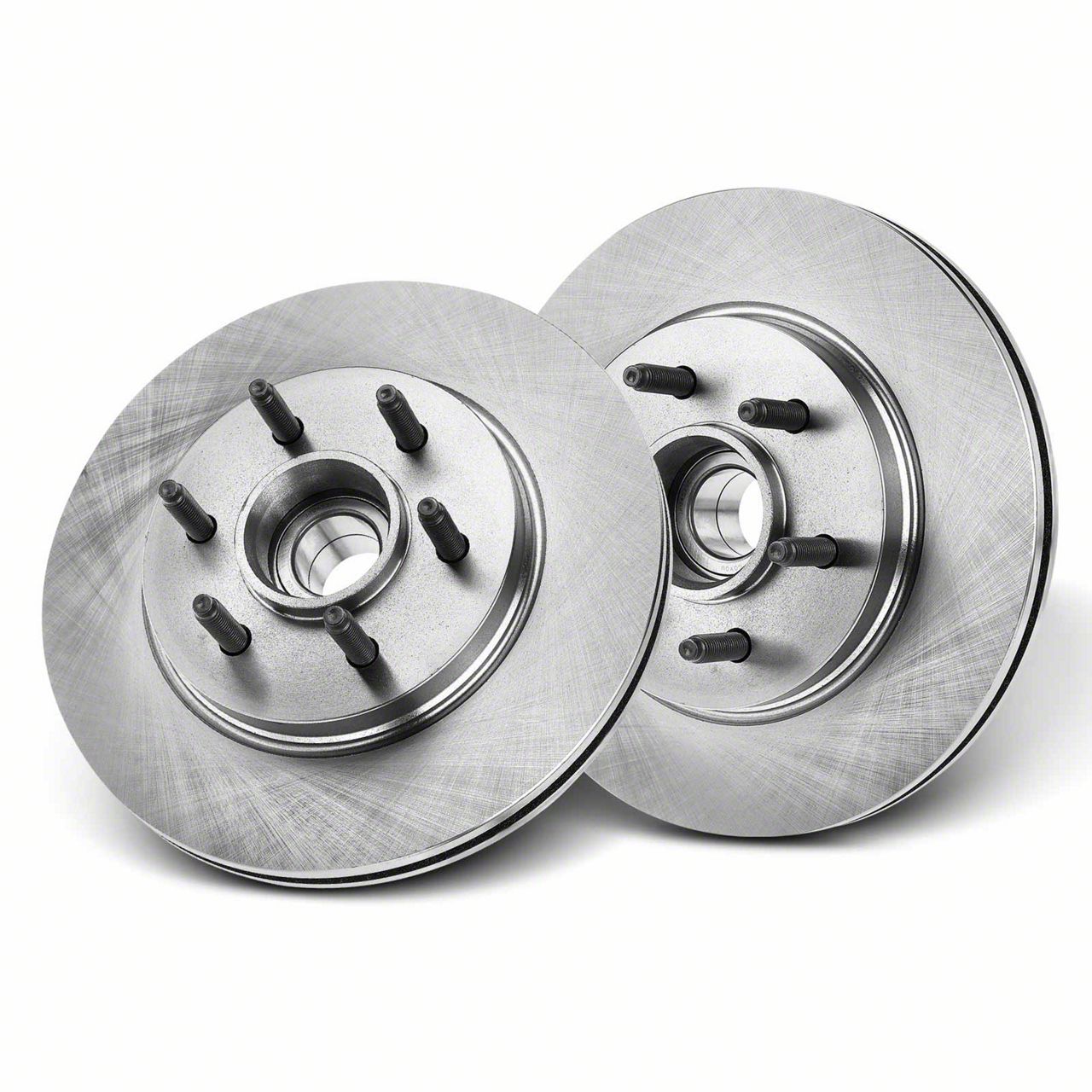 F-150 Vented 6-Lug Rotors; Front Pair (04-08 2WD F-150) - Free Shipping