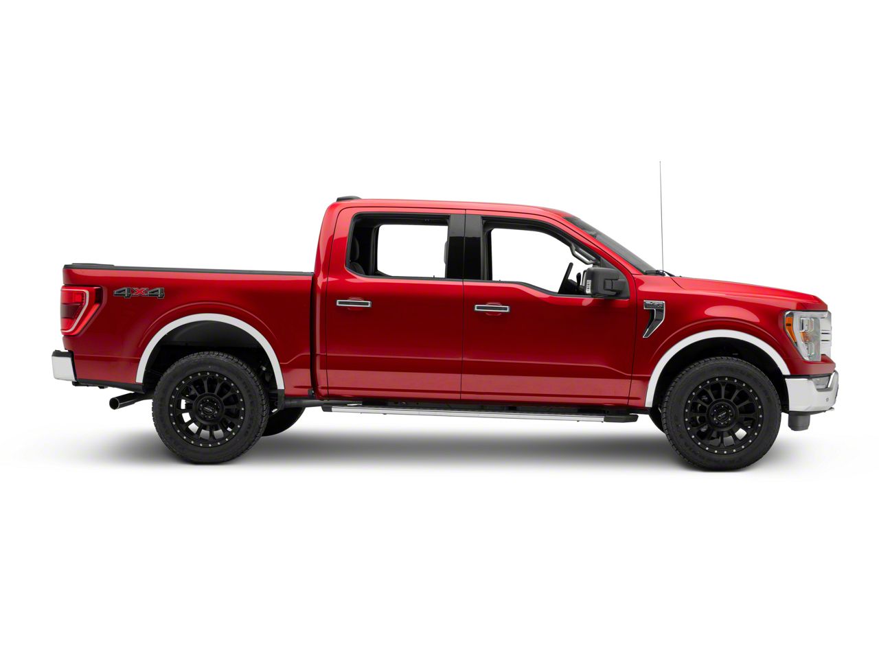 F-150 Wheel Well Fender Trim Molding; Stainless Steel (21-25 F-150 ...