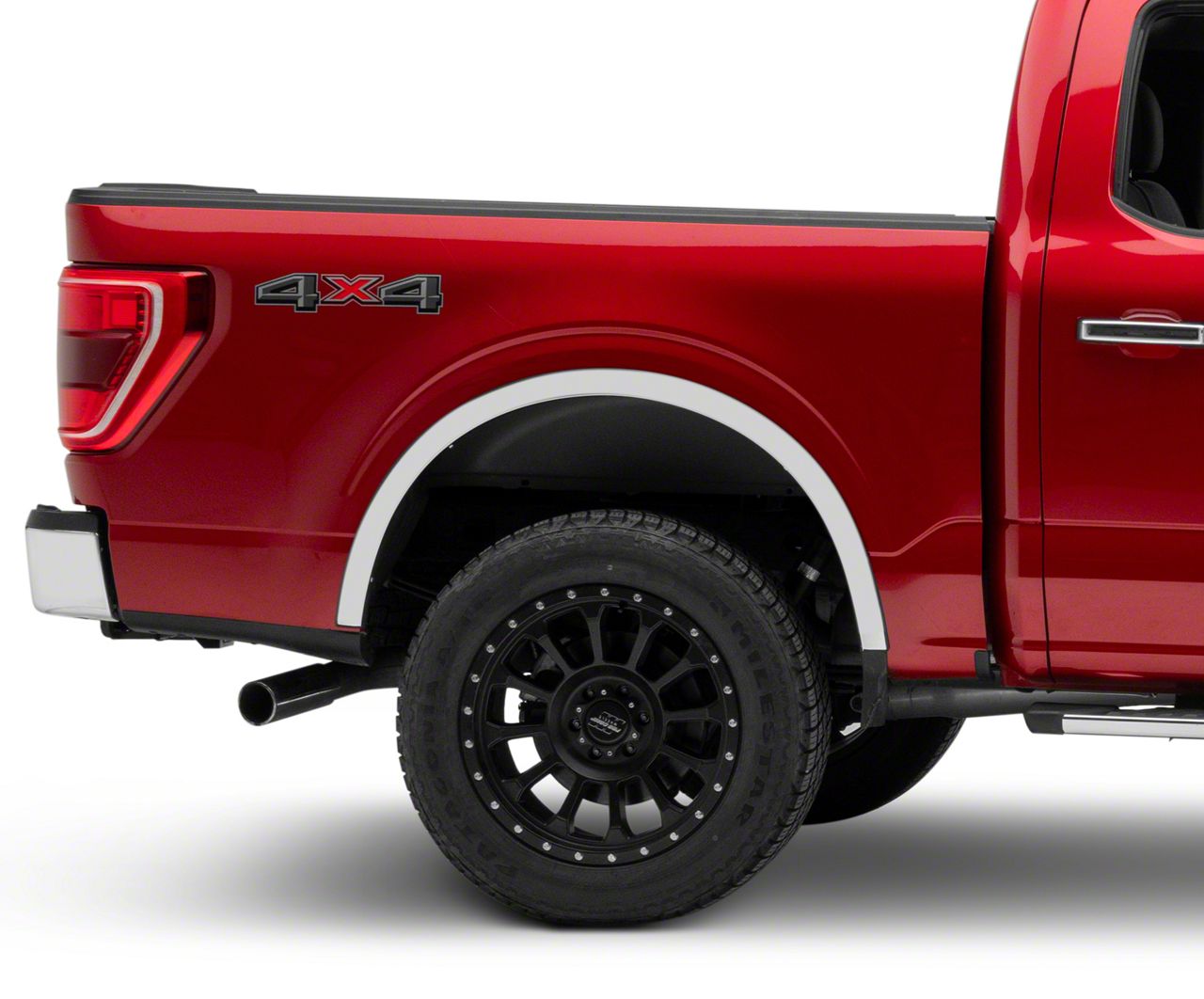 F-150 Wheel Well Fender Trim Molding; Stainless Steel (21-25 F-150 ...
