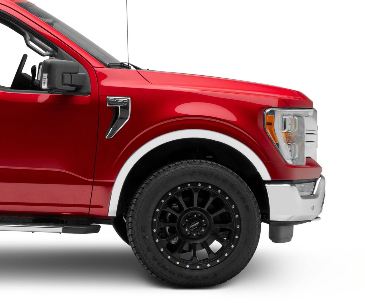 F-150 Wheel Well Fender Trim Molding; Stainless Steel (21-25 F-150 ...