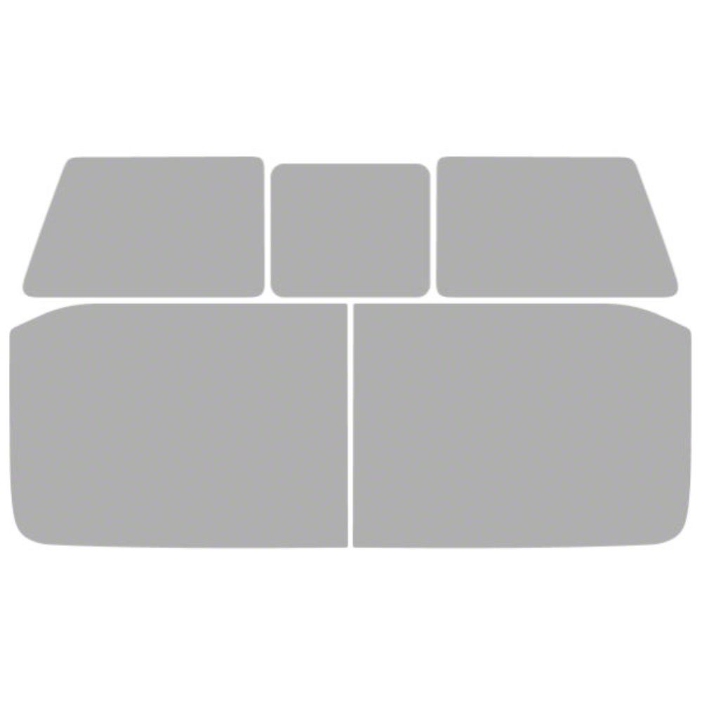 F-150 Window Tint Pre-Cut Kit; Rear Roll-Ups and 3-Piece Back Glass; 50 ...