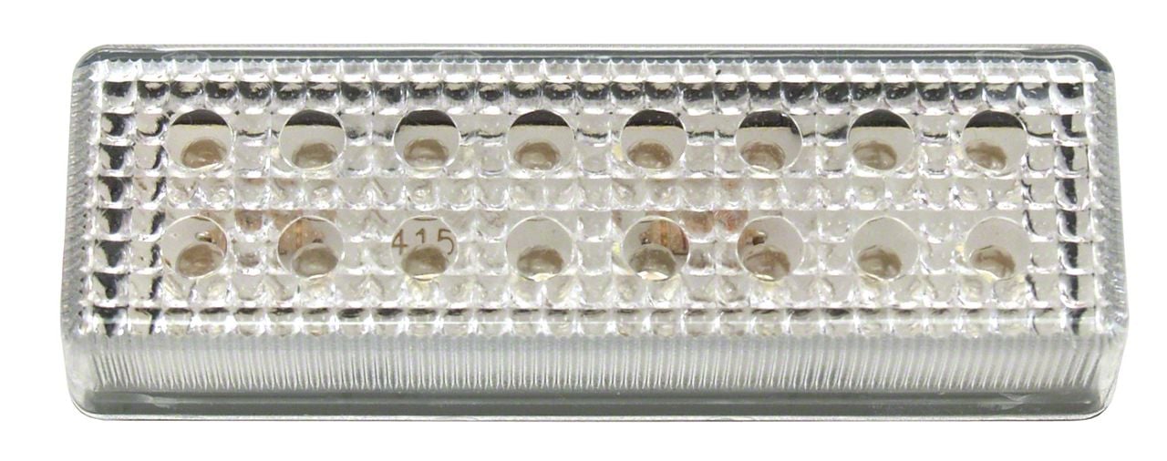 F-250 Super Duty 16-Diode Double Row LED Light; Clear Lens; White ...