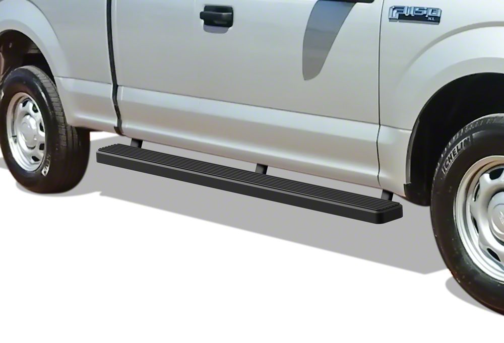 F-250 Super Duty 5-Inch iStep SS Running Boards; Black (17-26 F-250 ...