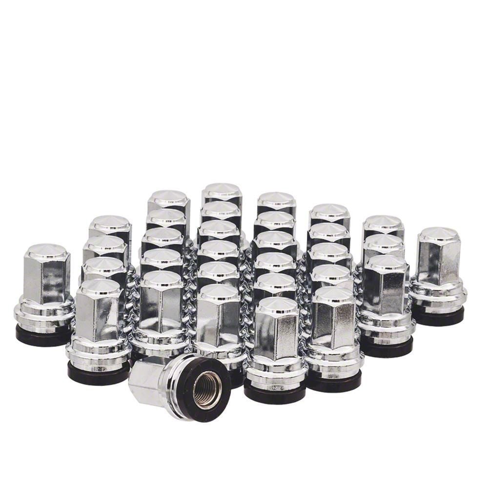 F-250 Super Duty Black OE Style Lug Nuts for OEM Wheels; M14x1.5; Set ...