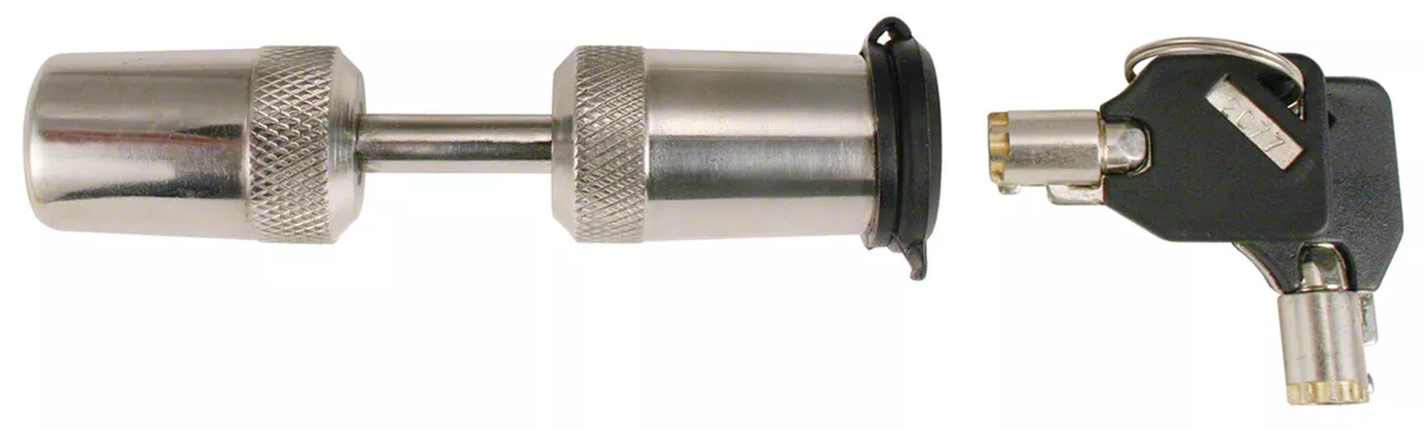 F-250 Super Duty Coupler Lock; Up to 7/8-Inch Span; Stainless Steel ...