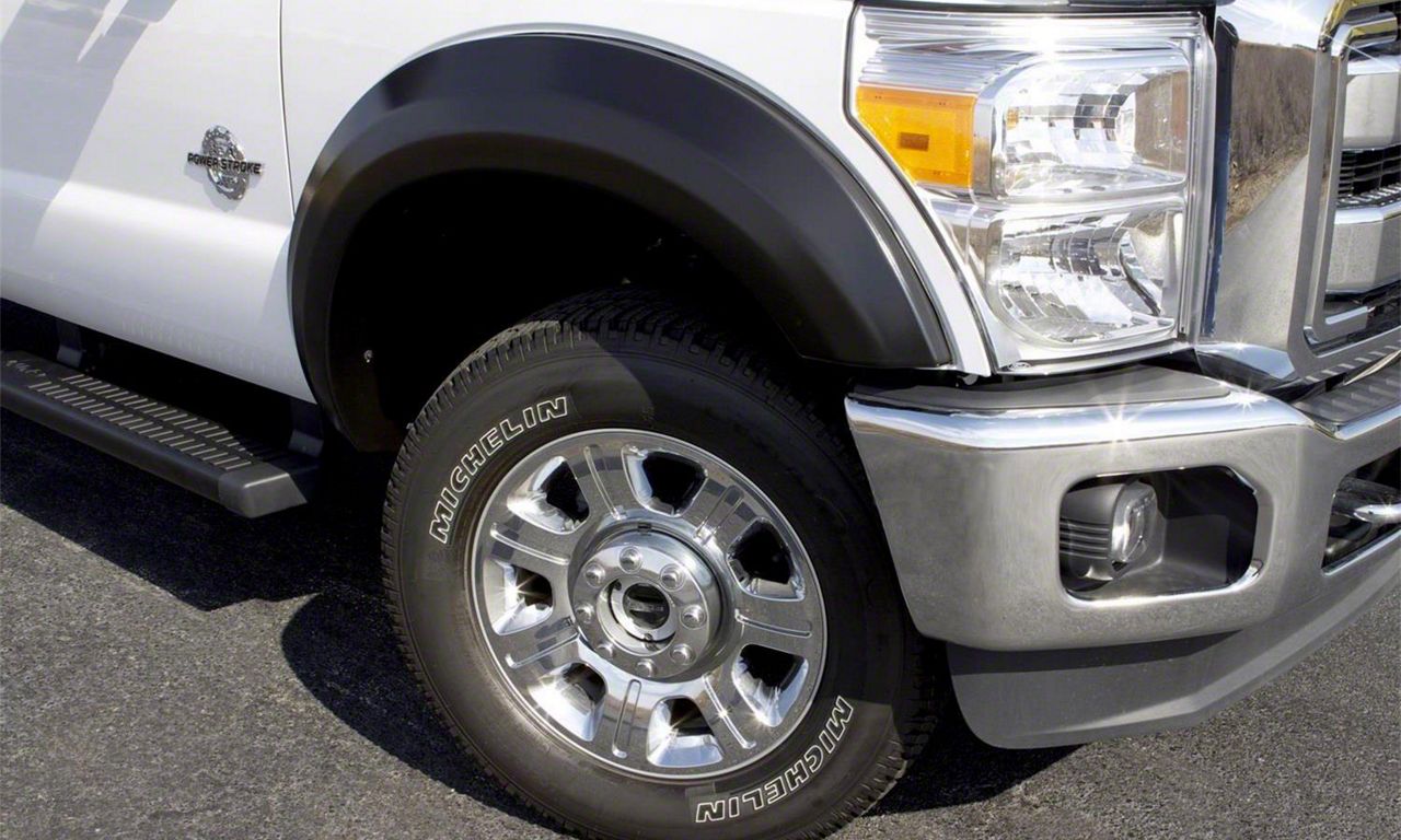 F-250 Super Duty Elite Series Extra Wide Style Fender Flares; Front ...