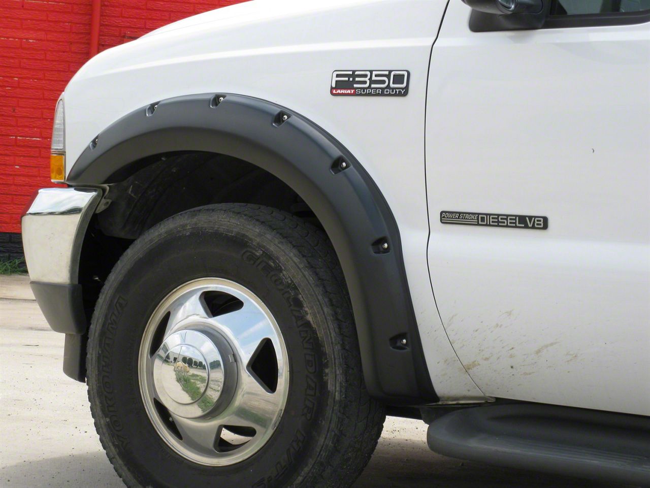 F-250 Super Duty Elite Series Rivet Style Fender Flares; Front ...